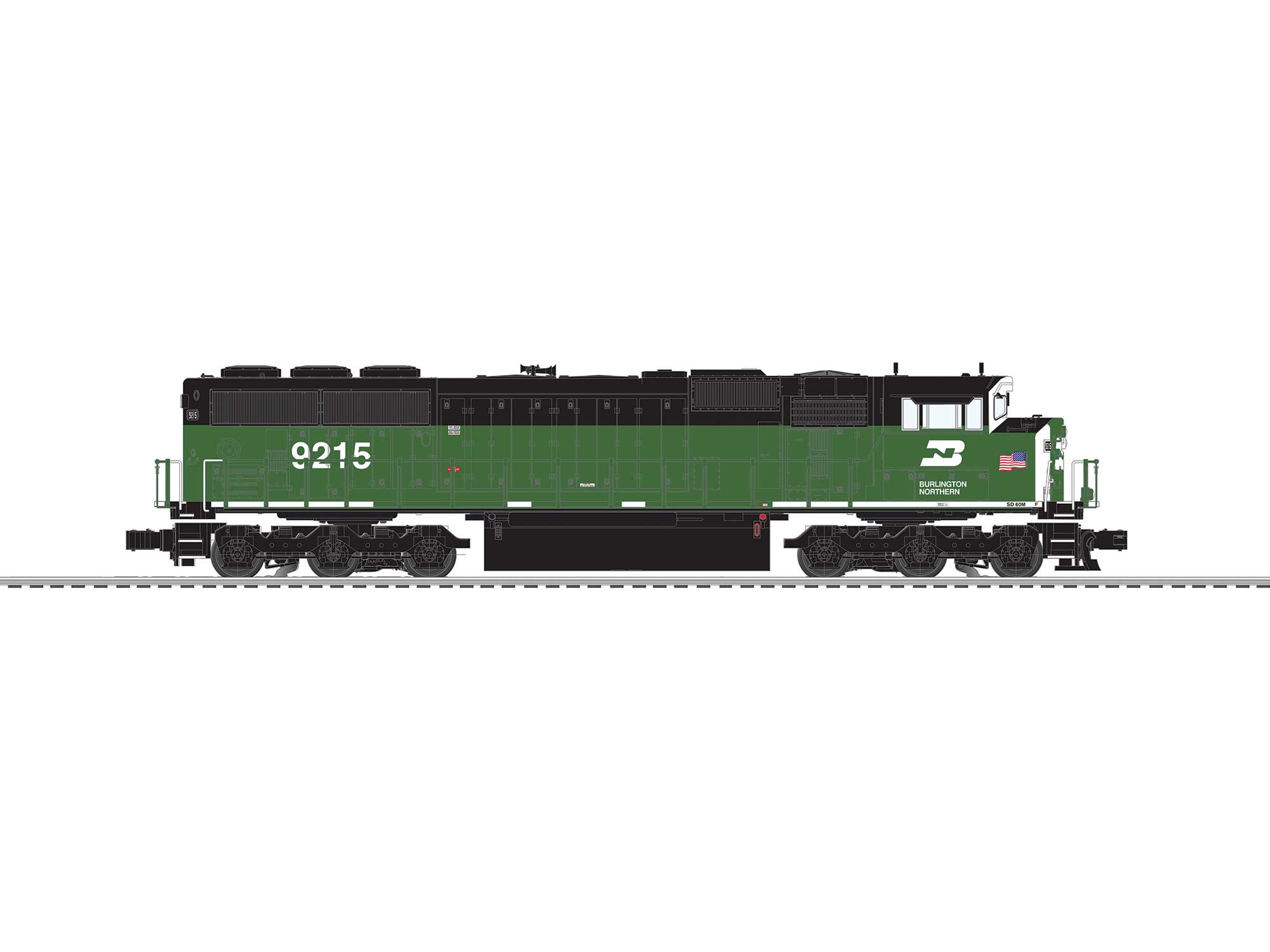 Burlington Northern LionChief® Plus SD60M #9215